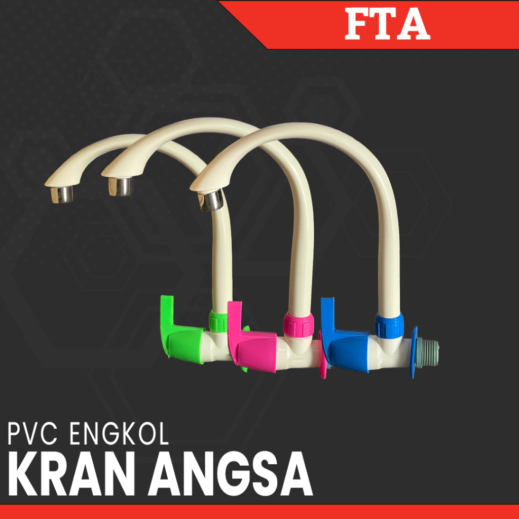 Jual KRAN TEMBOK SINK ANGSA PVC SKT / BAK CUCI PIRING TANGAN PLASTIK/ DAPUR | Shopee Indonesia