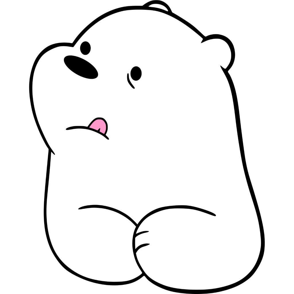 Jual cutting stiker mobil tutup tangki we bare bears keren | Shopee ...