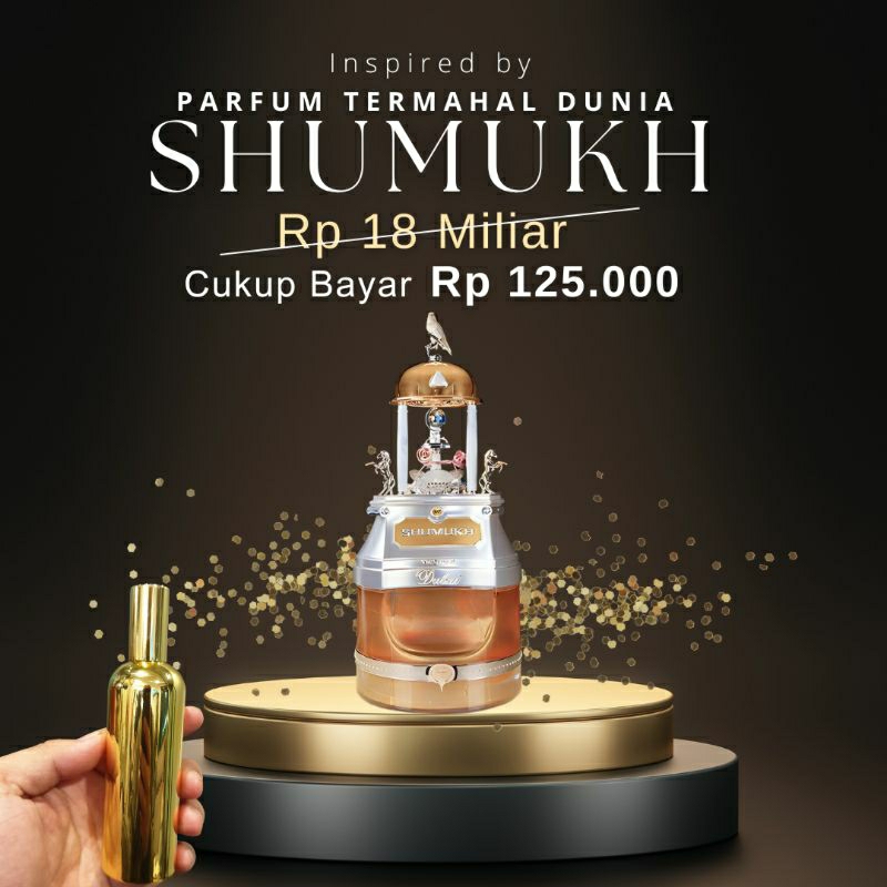 Jual Parfume Shumukh Termahal Dunia EDP parfum real sultan Dubai arab ...