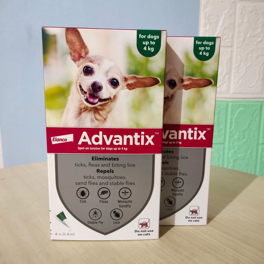 Jual Advantix Flea & Tick Dog - obat kutu anjing di bawah 4kg | Shopee ...