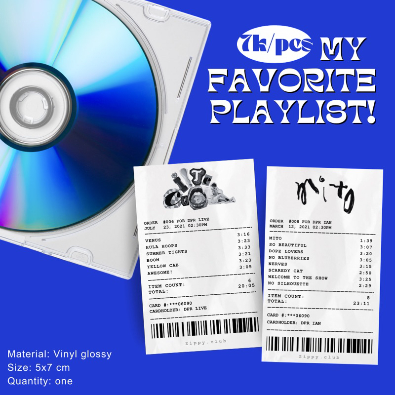 Jual My Favorite Playlist / DPR Ian sticker / DPR Live sticker | Shopee ...