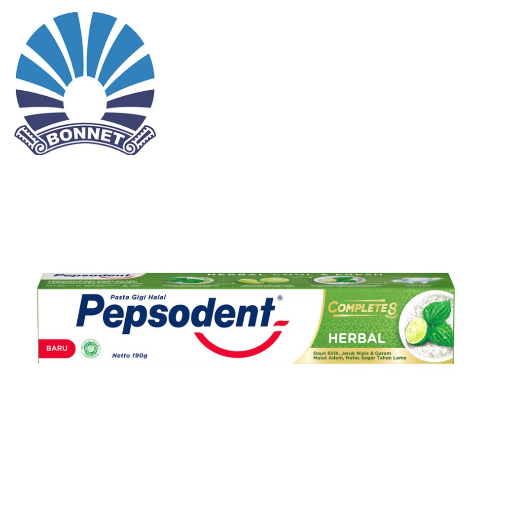 Jual Pepsodent Herbal Complete 8 Actions 190gr 8999999710866 | Shopee ...