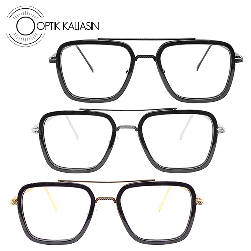 Jual OPTIK KALIASIN - Frame kacamata iron man TONY STARK aviator kotak ...