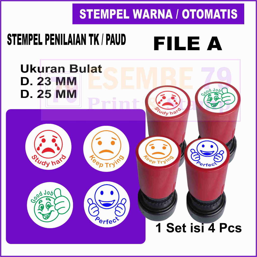 Jual Stempel Penilaian Guru TK PAUD | Shopee Indonesia