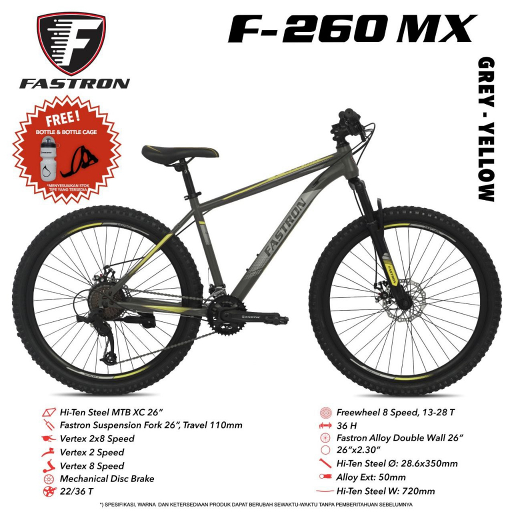 Jual SEPEDA MTB 26 INCH PACIFIC INVERT 2.0 / EXOTIC 2618 2811 AF ...