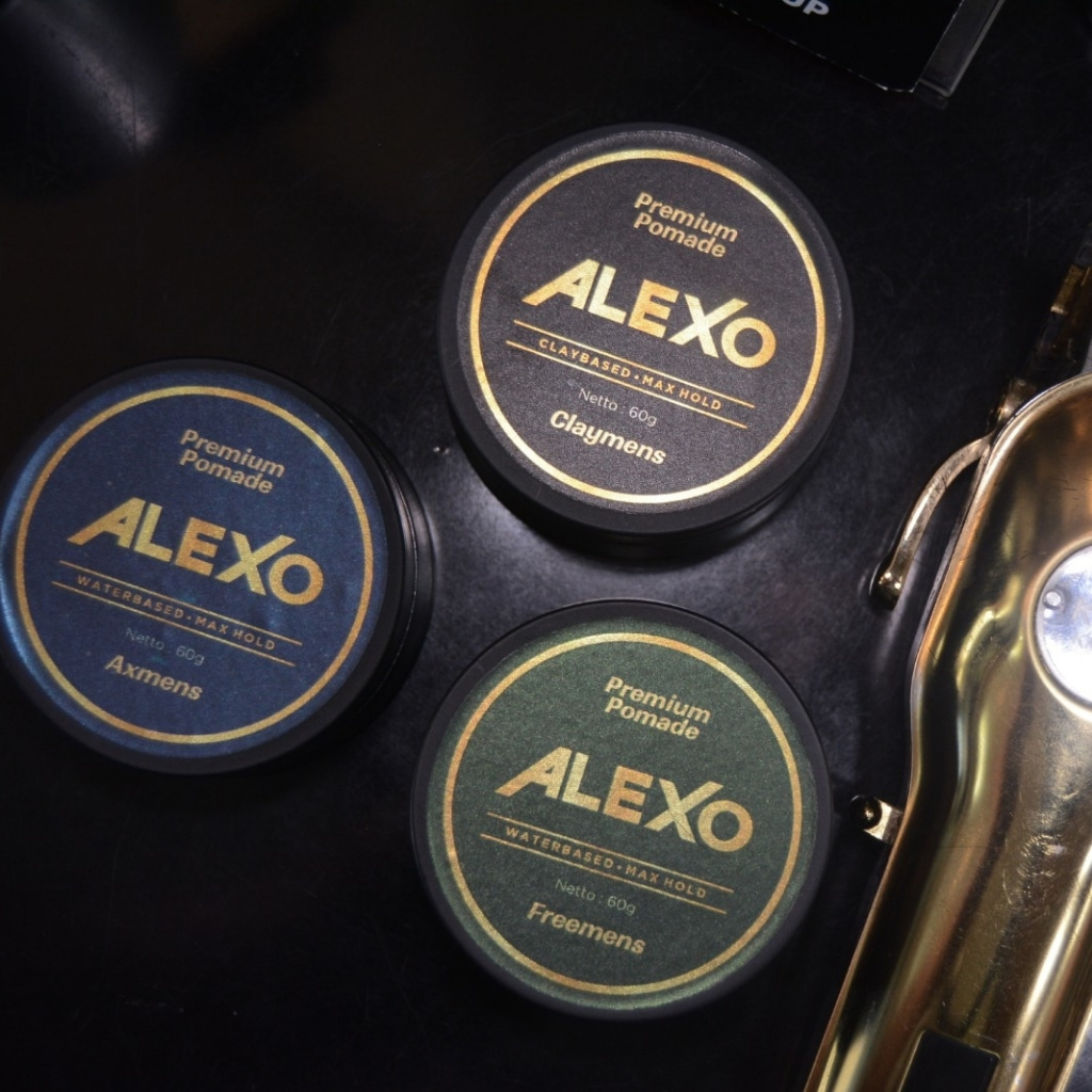 Jual ALEXO POMADE Premium Pria Water-based & Clay-based Styling Rambut ...