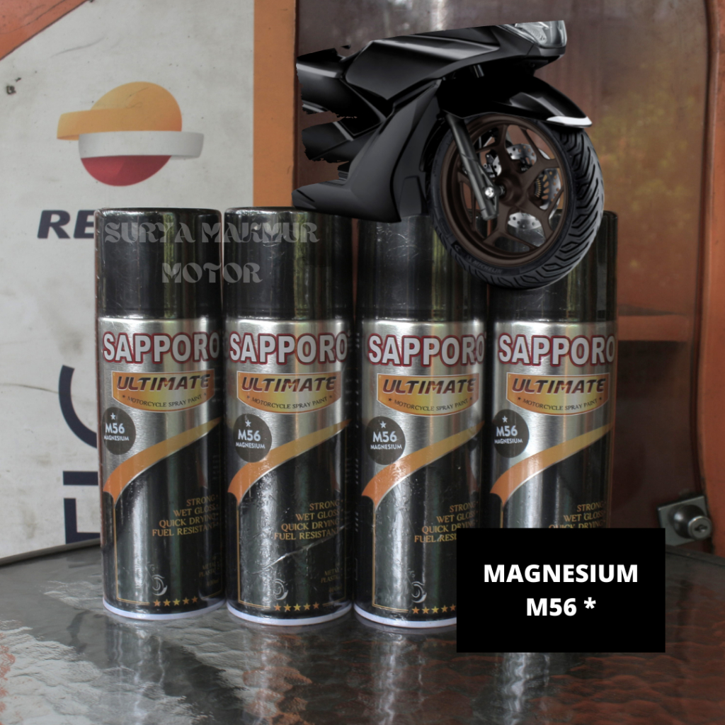 Jual Pilok/Pilox Sapporo Ultimate M56 Magnesium Cat Semprot Warna Velg ...