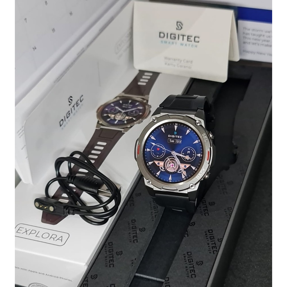 Jual Jam Tangan Digital Digitec Smartwatch Explora Original Rubber ...
