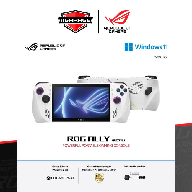 Jual Asus ROG Ally RC71L Gaming AMD Z1 Extreme 16GB 512GB | Shopee Indonesia