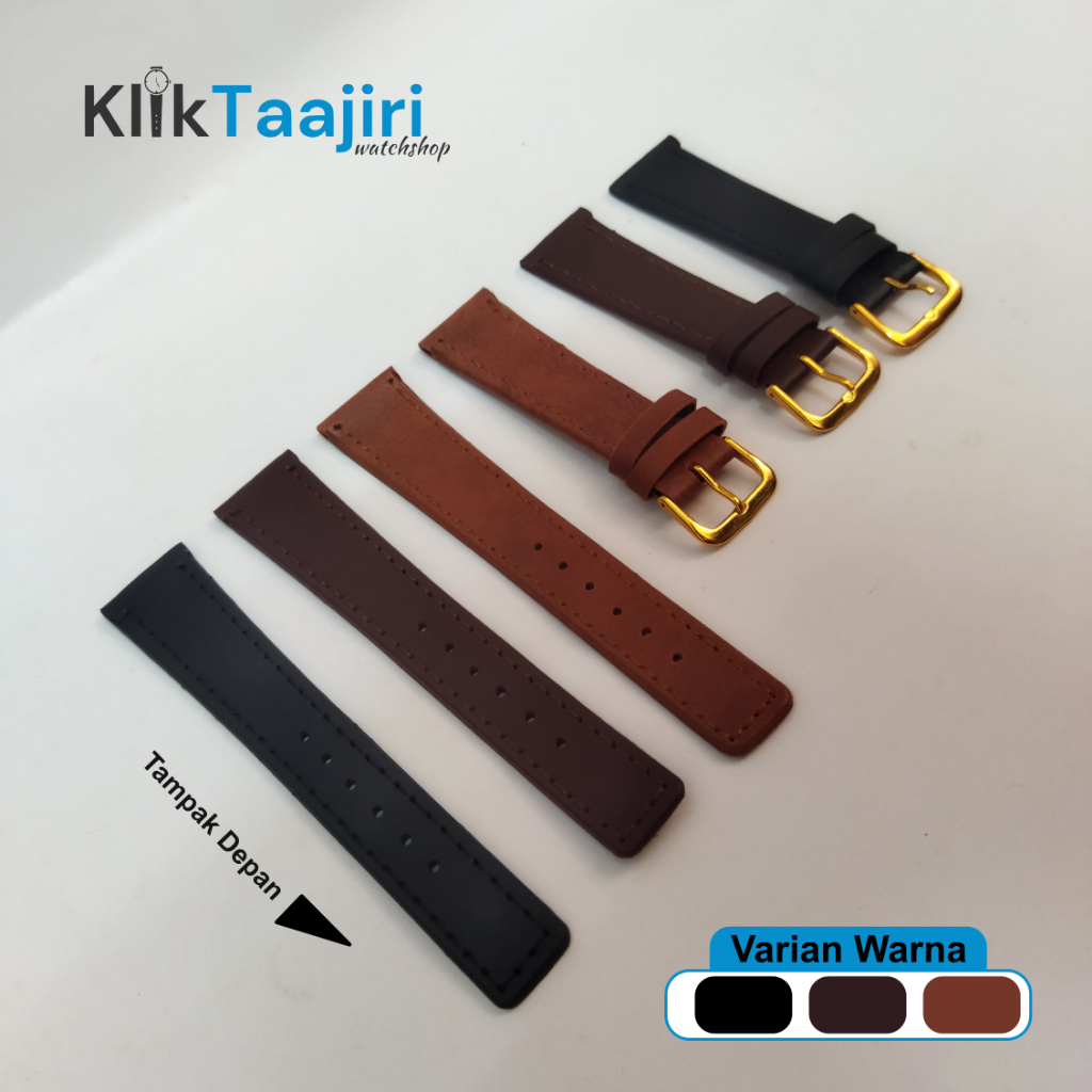 Jual Tali Jam Tangan Kulit Sintetis - Cocok untuk model Jam Tangan Yang ...