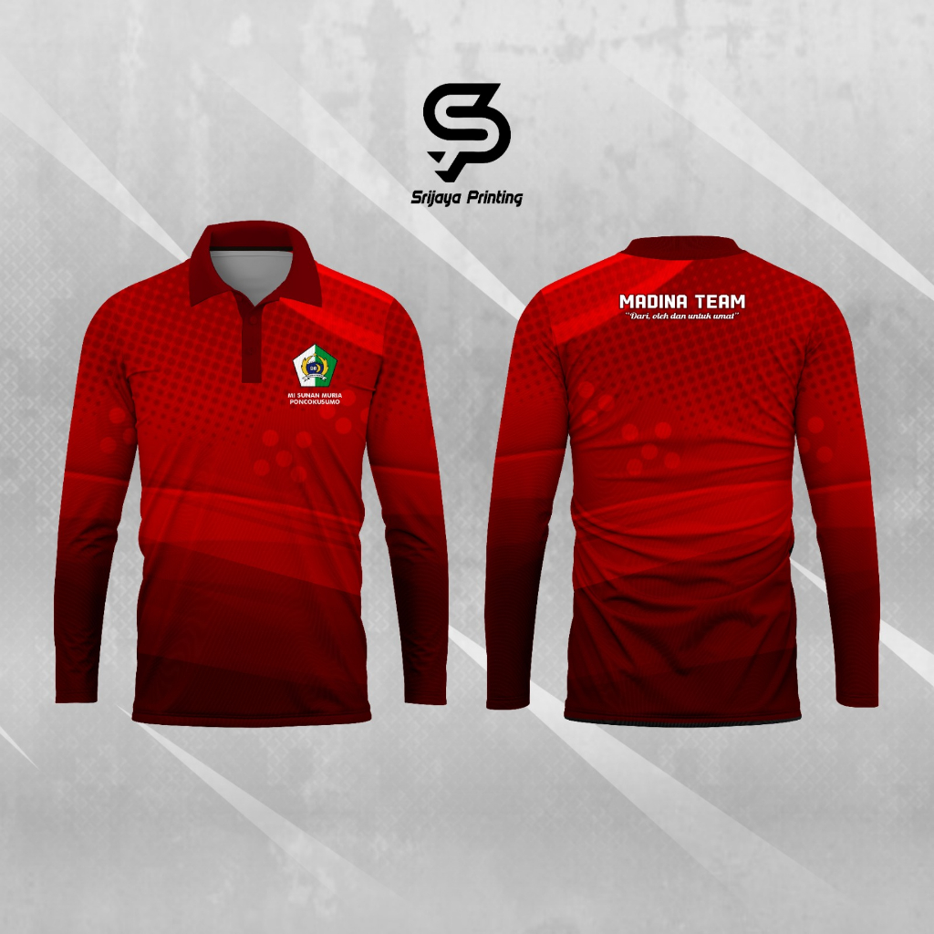 Jual BISA CUSTOM! JERSEY OLAHRAGA SETELAN LENGAN PANJANG SATUAN DAN ...