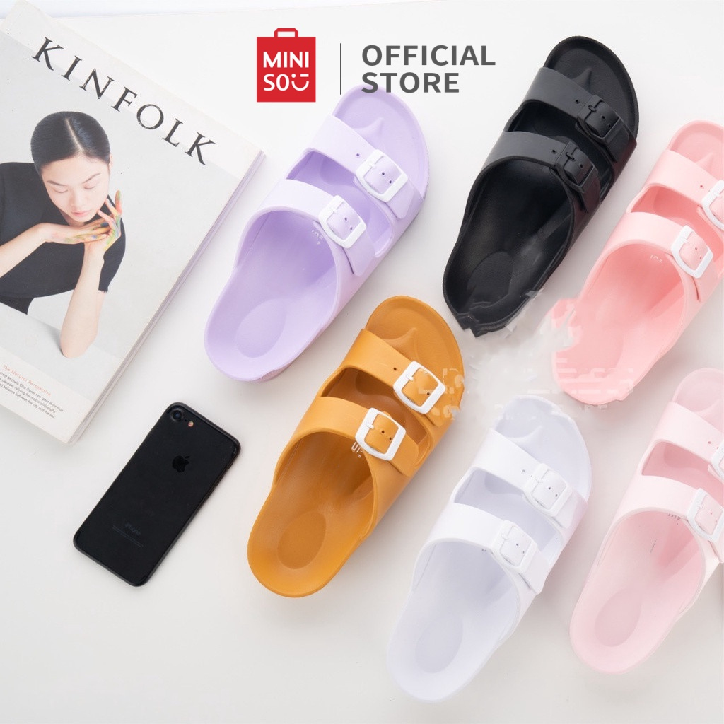 Jual MINISO Slippers Sandal Wanita Terbaru Sepatu Sendal Wanita ...