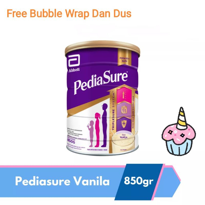 Jual Pediasure Triplesure Vanila 850 Gram FREE BUBBLE WRAP DAN DUS | Shopee Indonesia