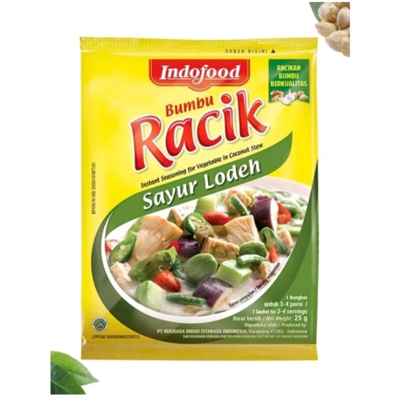 Jual Indofood Bumbu Racik All Varian (1 Sachet) | Shopee Indonesia