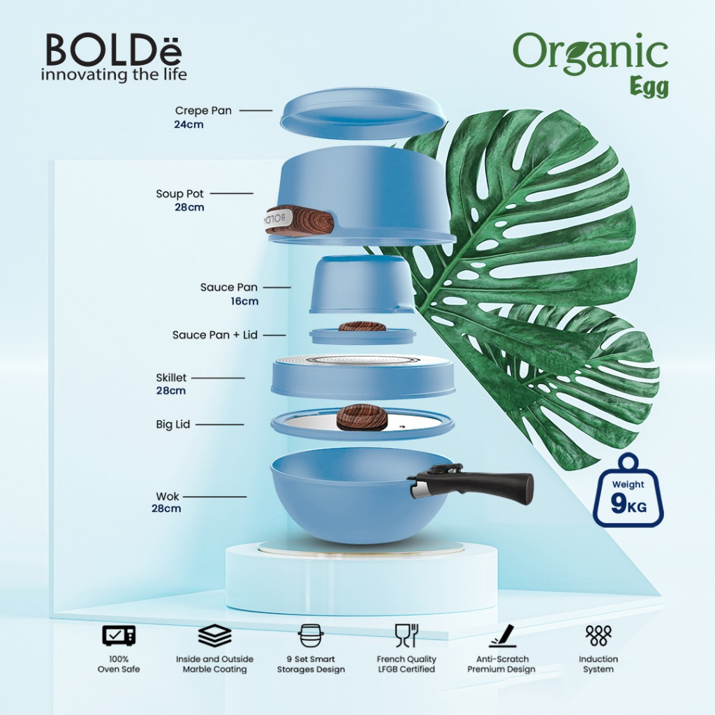 Jual BOLDe Organic EGG Green All In One - ORGANIC PANCI | Shopee Indonesia