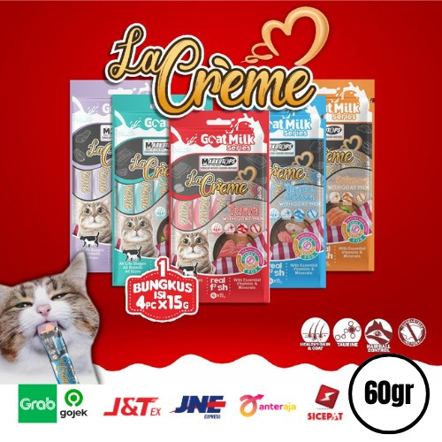 Jual Markotops La Creme Goat Milk / Cat Treats / Snack Kucing (4 x 15 ...