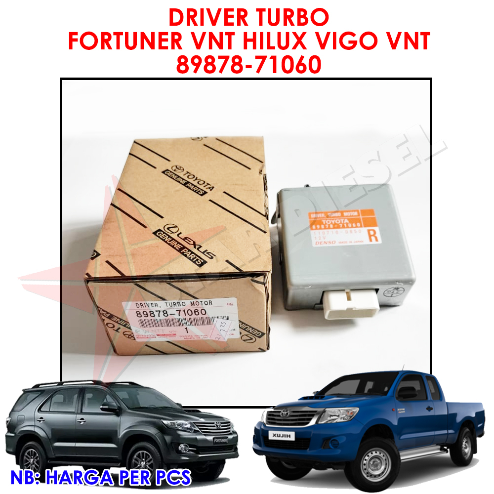 Jual 89878-71060 DRIVER TURBO MOTOR FORTUNER VNT HILUX VIGO VNT ...