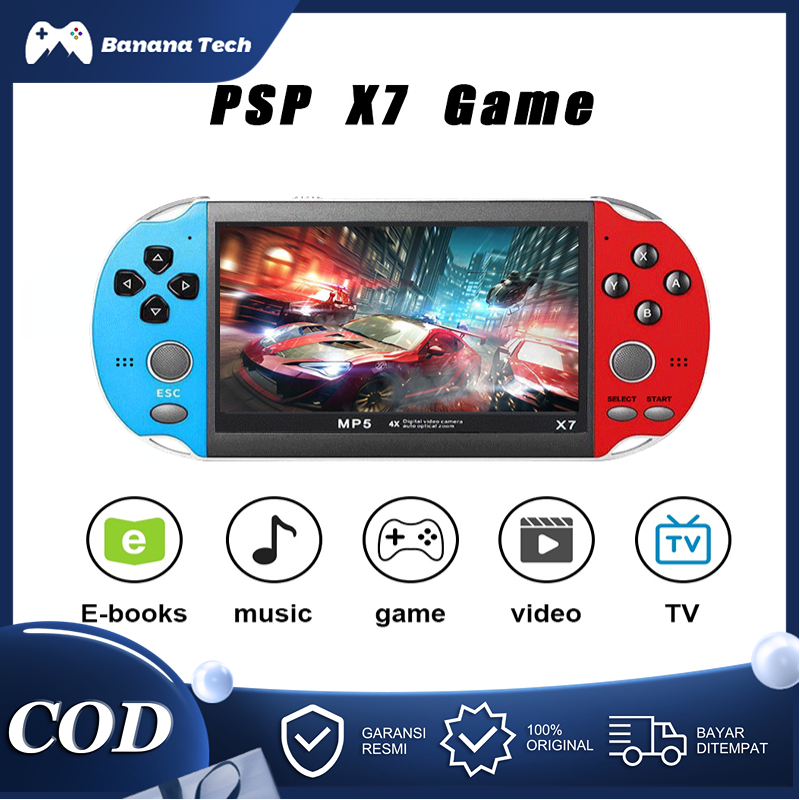 Jual Gameboy Konsol Game PSP X7 8G Mp5 Musik Video Player Screen Besar ...