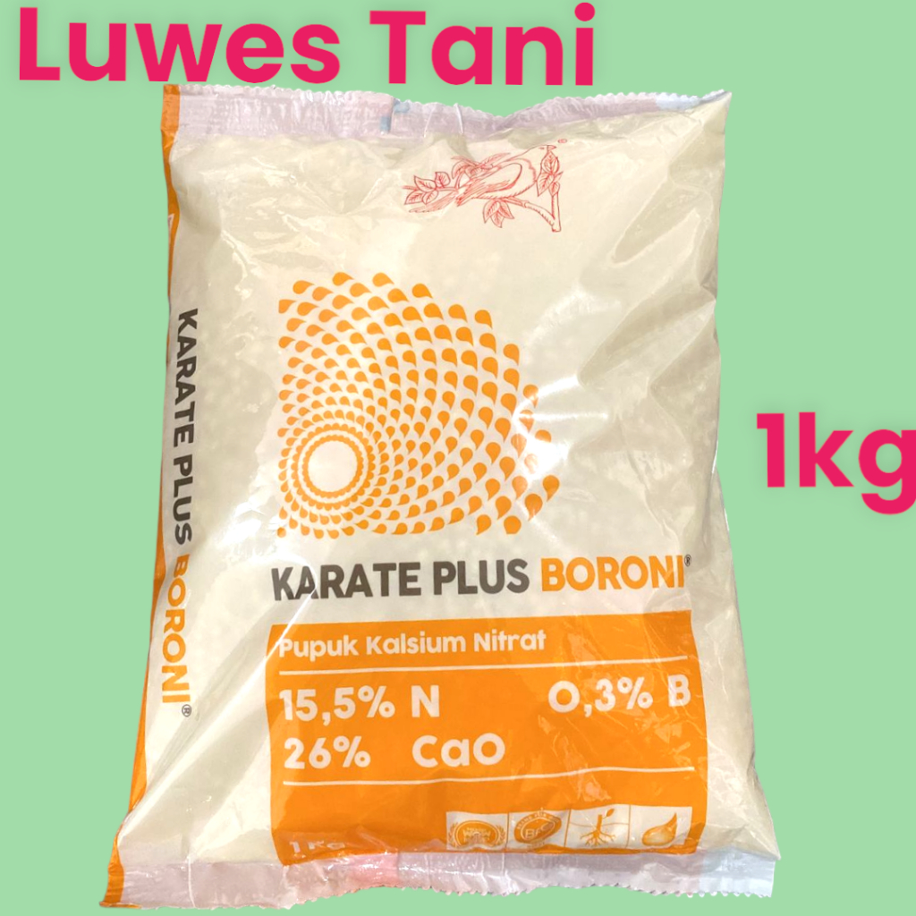 Jual PUPUK MEROKE KARATE PLUS BORONI 1 KG KEMASAN PABRIK KALSIUM NITRAT ...