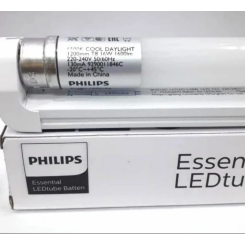 Jual Set Lampu LED Philips 16W Ecofit + Kap BN015C Komplit Lampu Neon ...