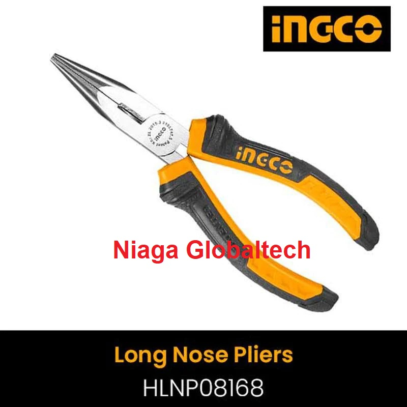 Jual INGCO TANG RUNCING TANG LANCIP INDUSTRIAL LONG NOSE PLIER INGCO ...