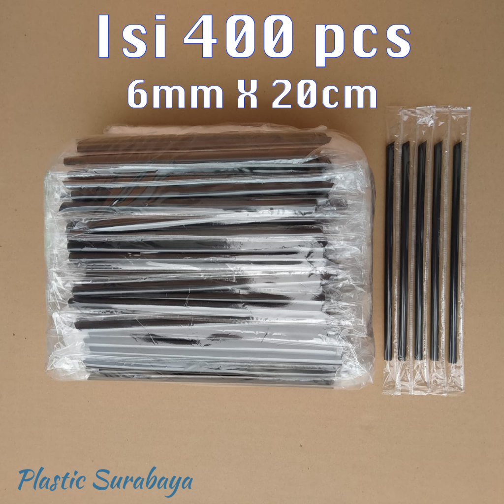 Jual SEDOTAN STERIL 6MM x 20CM 400PCS HITAM/BENING/HIJAU/ORANGE/KUNING ...