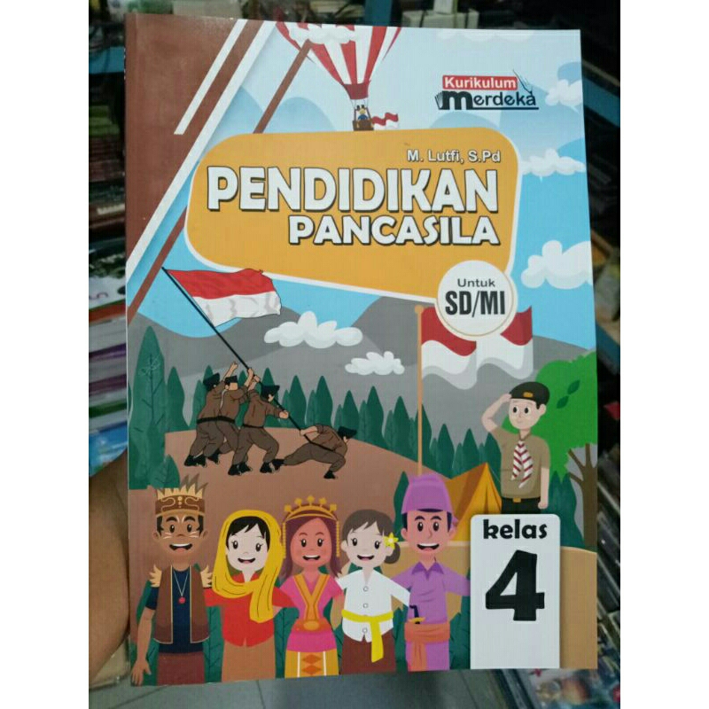 Jual Buku Pendidikan Pancasila SD / MI Kelas 4 PPKn PKn Kurikulum Merdeka Wahana Karya Jaya ...