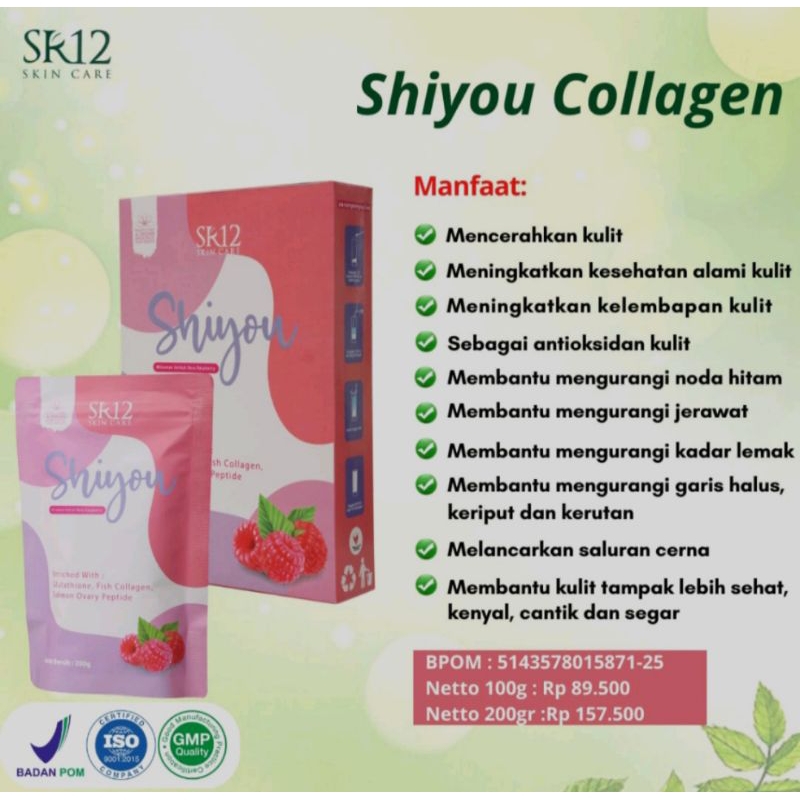 Jual SHIYOU COLLAGEN SR12 / SHIYOU SR12 / MINUMAN KESEHATAN / MINUMAN COLLAGEN | Shopee Indonesia