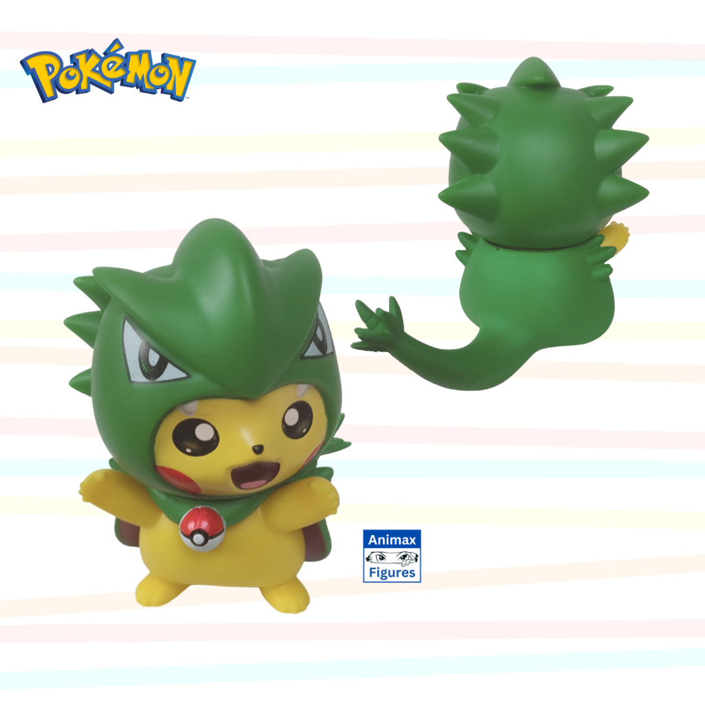 Jual Action Figure Pokemon Pikachu lucu jubah 10 cm Cute edition PVC ...