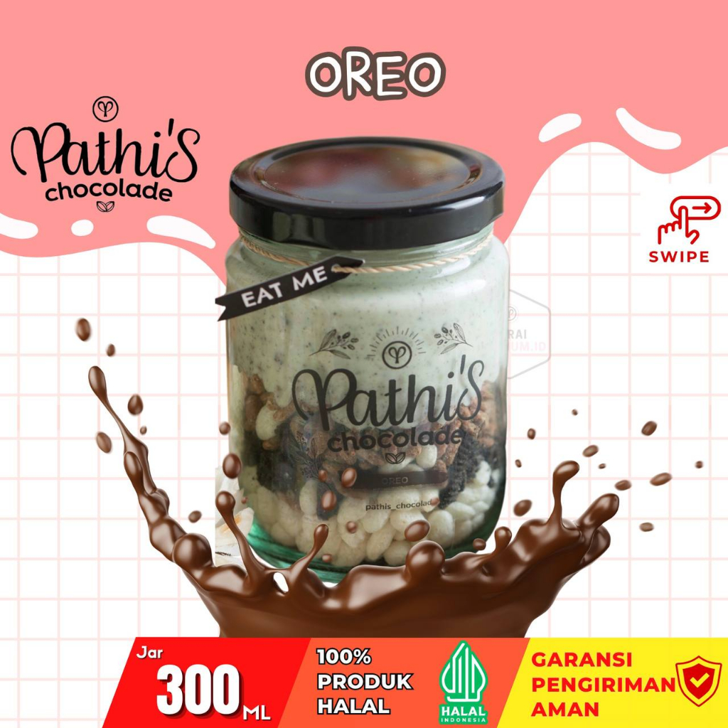 Jual Cemilan Pathis Choco Jar Oreo - Coklat Lumer Crunchy Rice Crispy ...