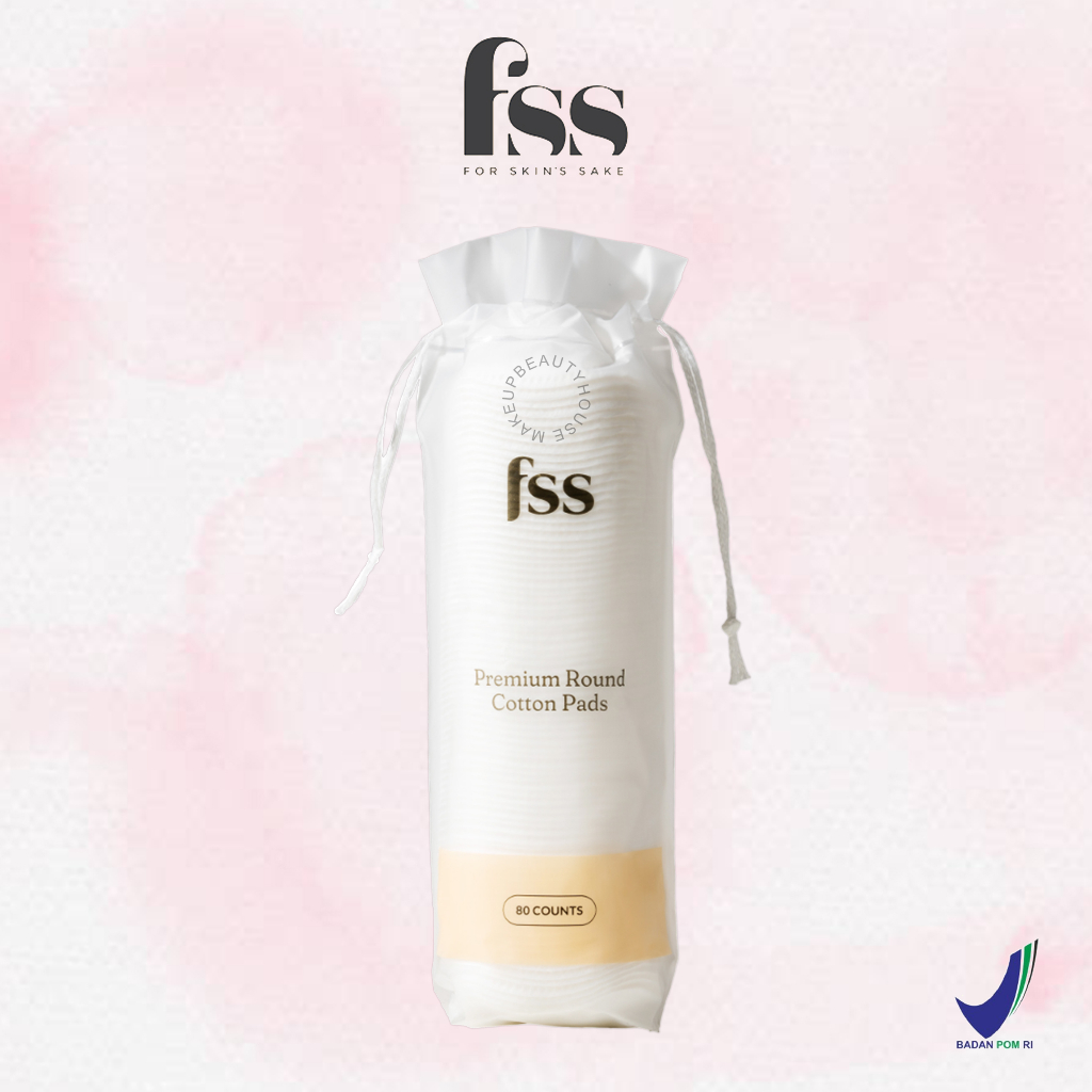 Jual FSS For Skin's Sake - Premium Round Cotton Pads (Kapas Wajah) 80 Pads | Shopee Indonesia