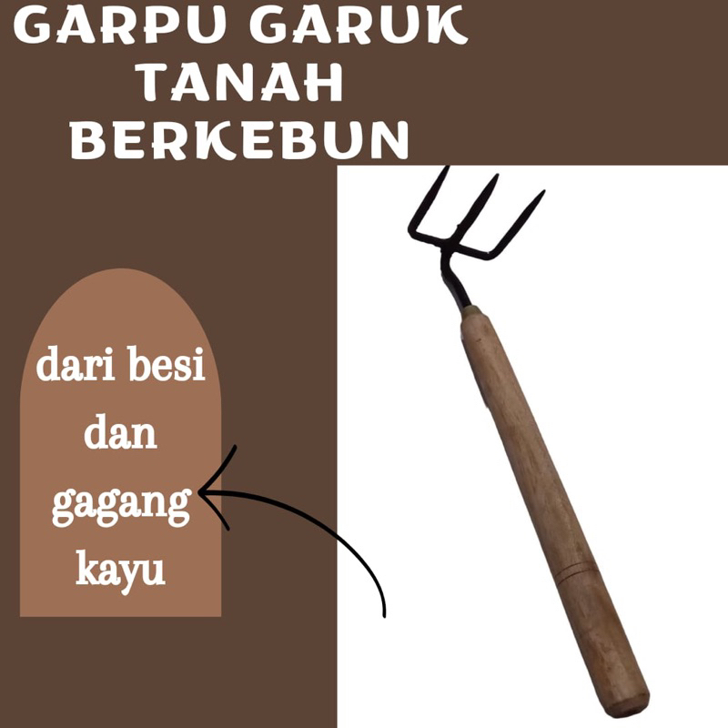Jual Garu / Garpu / Garukan Cangkrang Taman Kebun Peralatan Berkebun ...