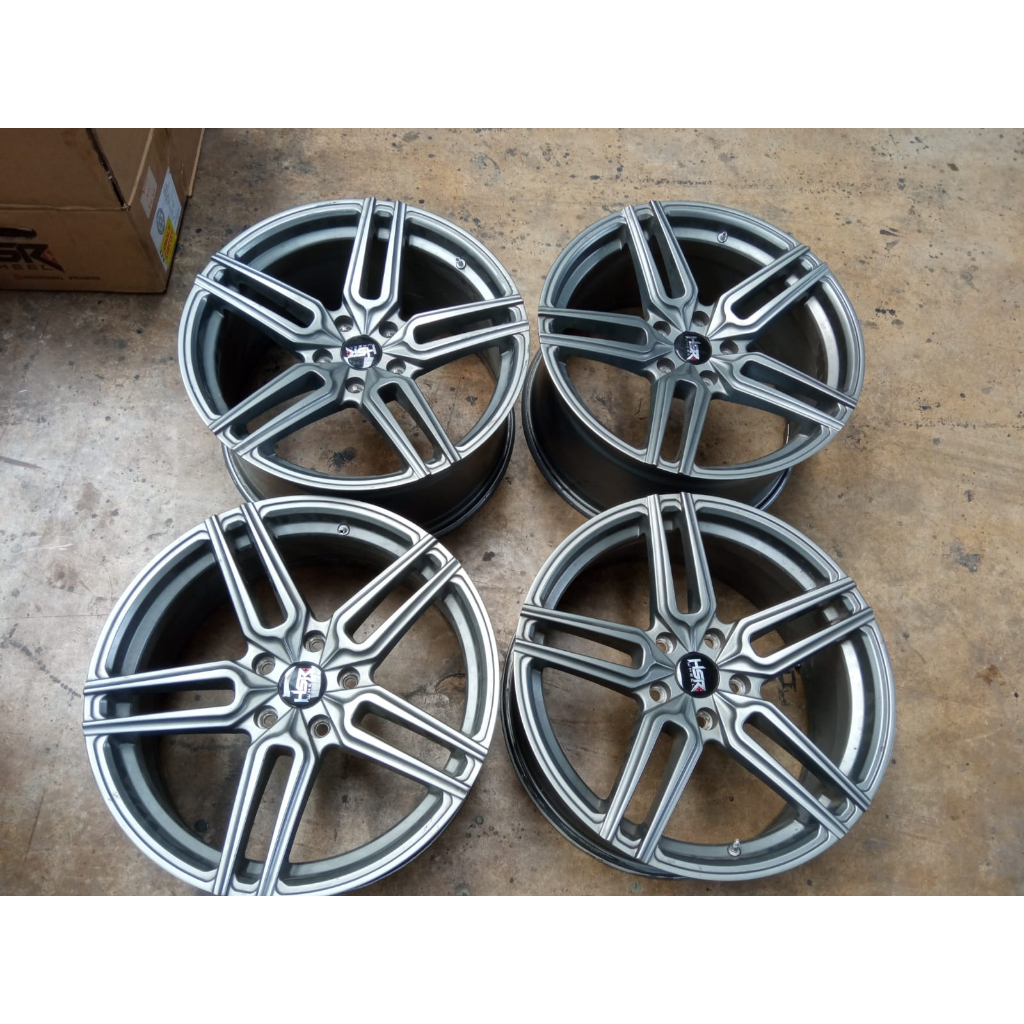 Jual Velg Hsr Gems Second Bekas Ring 18 Lebar 8/9 Lubang Baut 5x114 ...