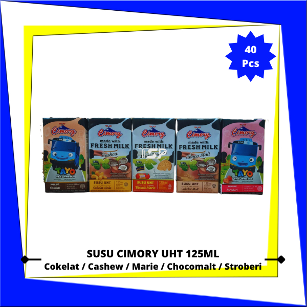 Jual Susu Cimory UHT Varian Rasa 125ml x 40 pcs (1 Karton) | Shopee ...