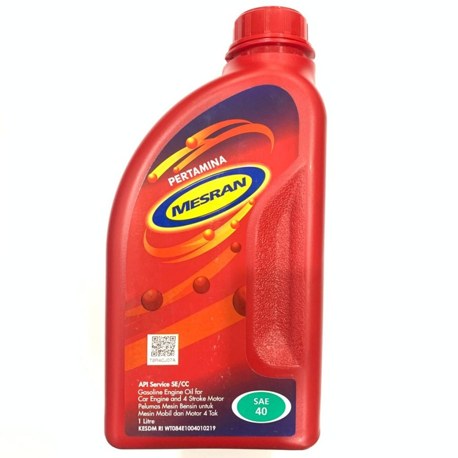 Jual OLI MOTOR PERTAMINA MESRAN 1 LITER SAE 40 SE ORIGINAL | Shopee ...