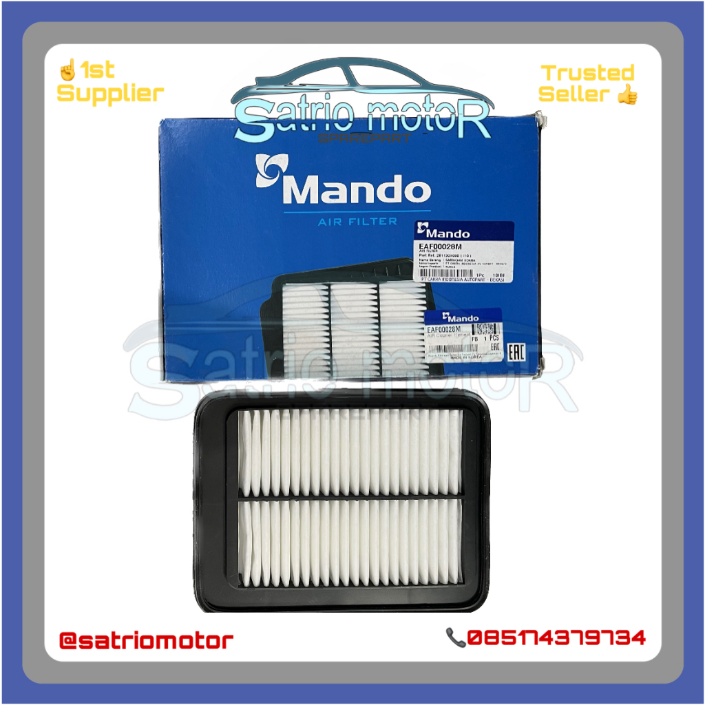 Jual FILTER UDARA ATAU AIR FILTER HYUNDAI I-10 (MERK MANDO) | Shopee ...