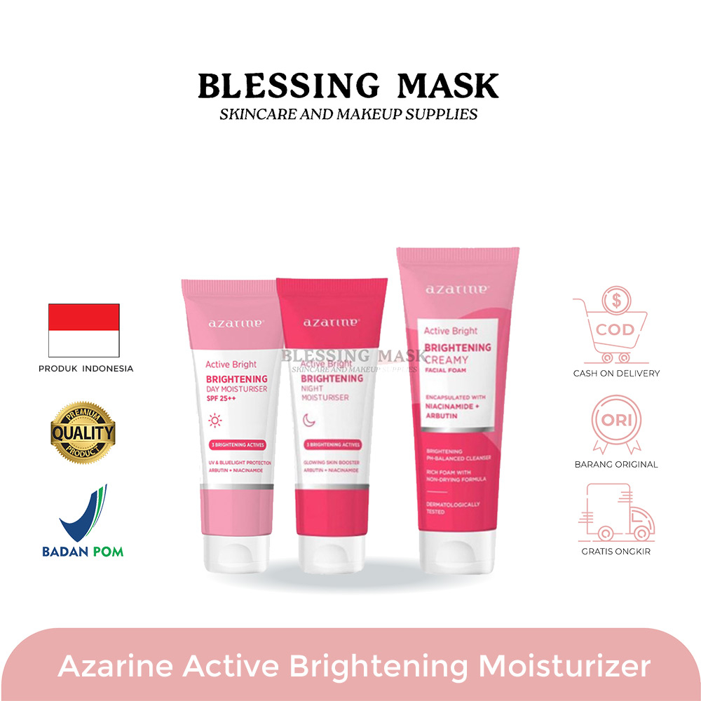 Jual Azarine Active Bright - Brightening Night Moisturiser | Day ...