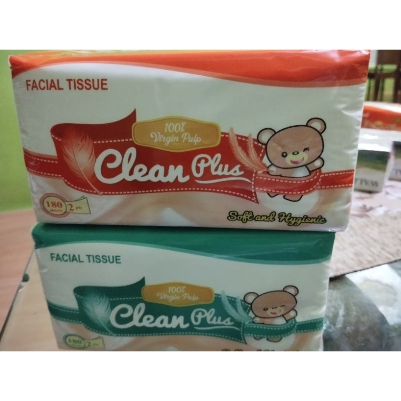 Jual TISSUE CLEAN PLUS ( FACIAL TISSUE) | Shopee Indonesia
