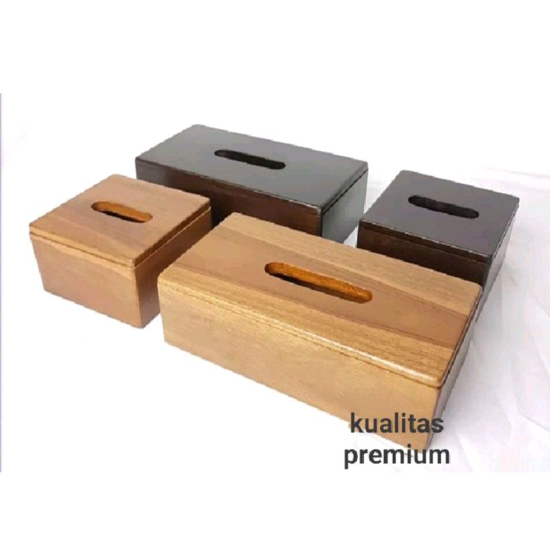 Jual Tempat Tissue Kayu Jati/Kotak Tissue/Wooden Tissue Box | Shopee ...