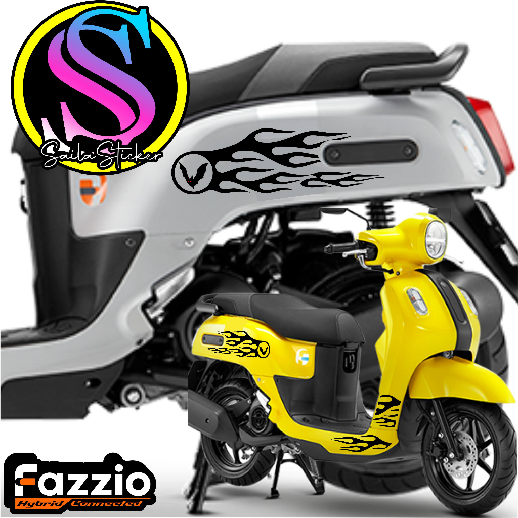 Jual 174/STICKER CUTTING/STICKER MOTOR/STICKER FAZZIO/STICKER RACING ...
