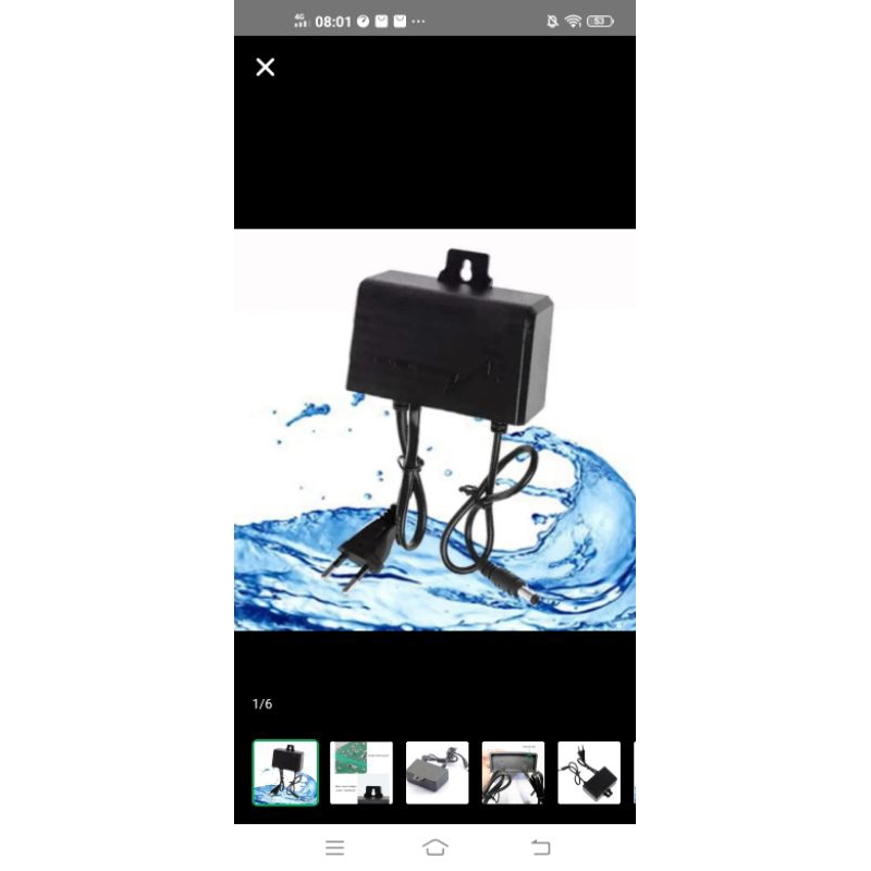 Jual Waterproof outdoor power supply for camera 12v 3a / power supply ...