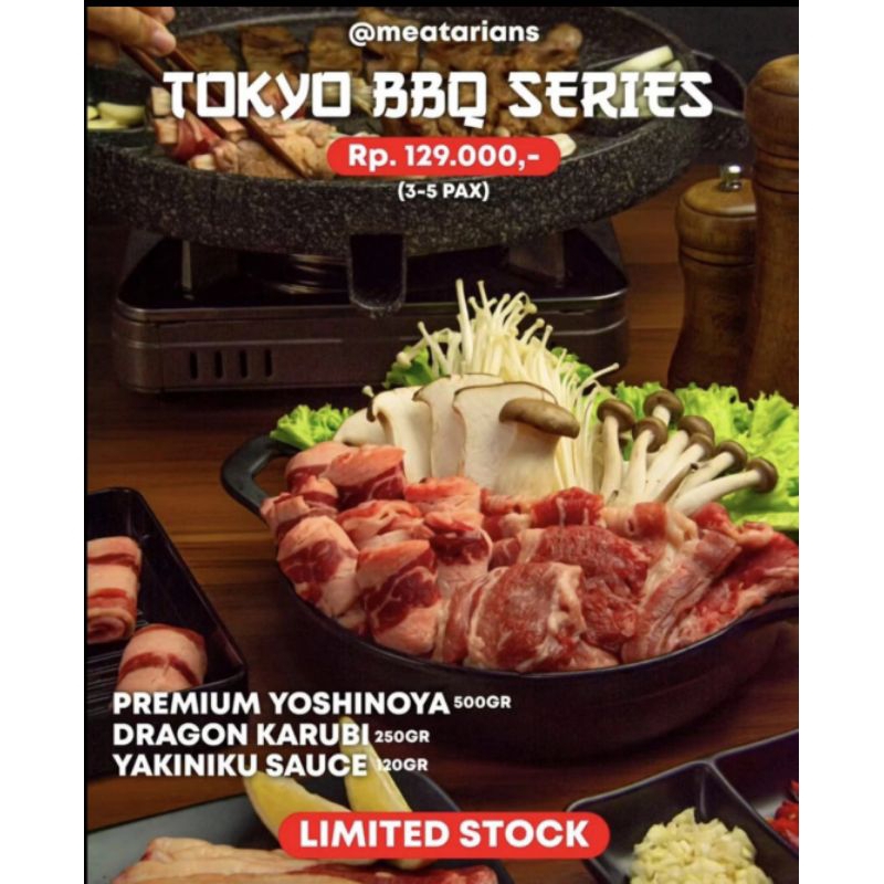 Jual Paket BBQ Grill Large (Tokyo BBQ Series) | Shopee Indonesia