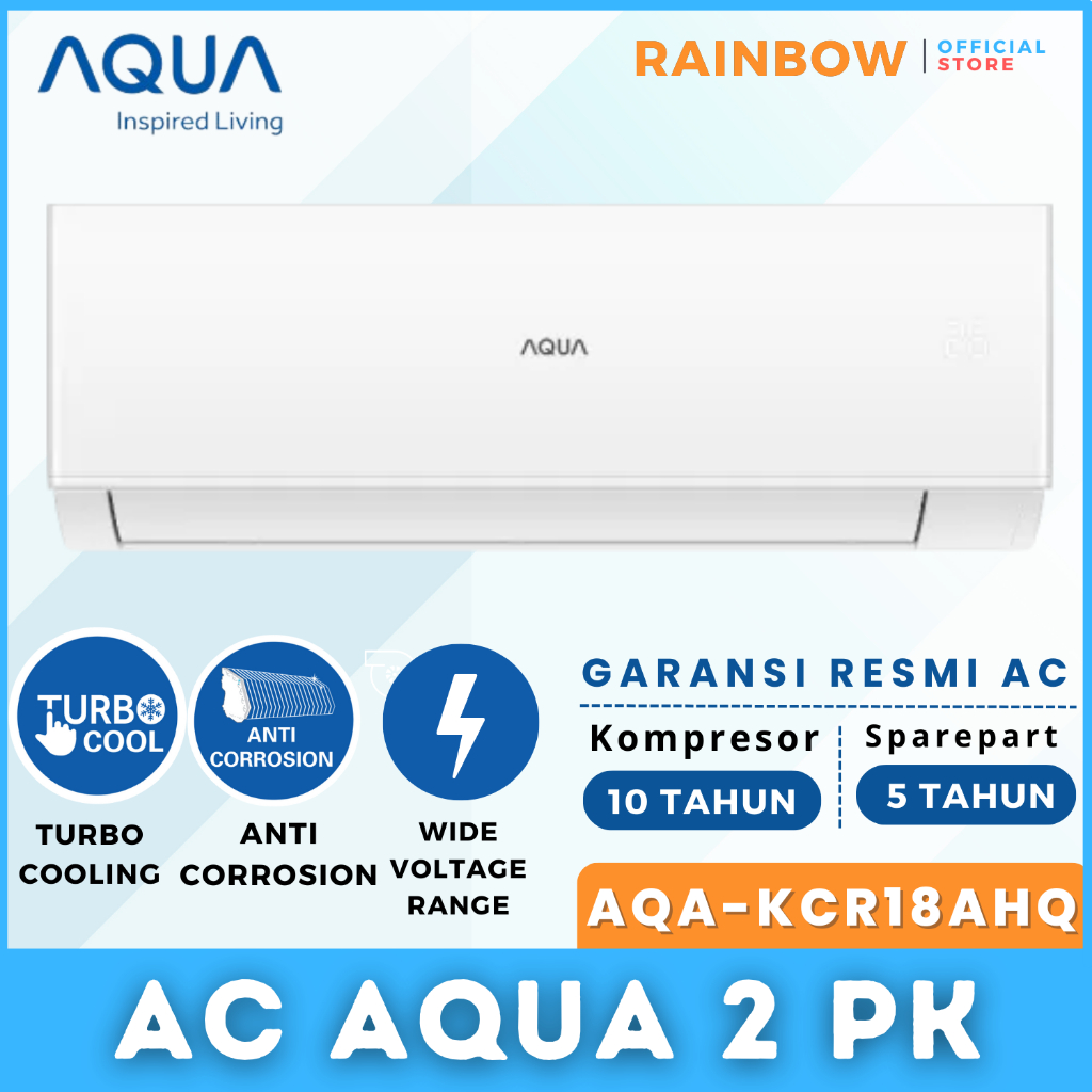 Jual AC AQUA 2 PK LOW WATT AQA-KCR12AHQ | Shopee Indonesia