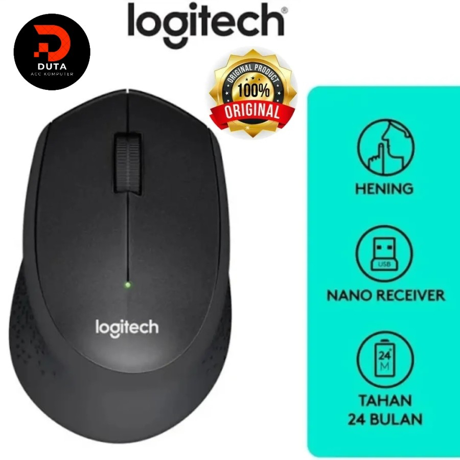 Jual Logitech M331 Mouse Wireless Silent Plus Original 100% Garansi 1 ...