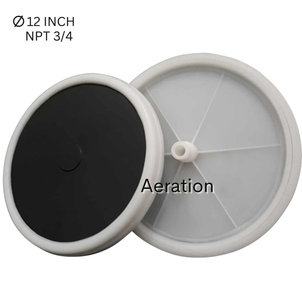 Jual fine bubble diffuser 12 inch aerasi kolam bioflok bak stp wtp wwtp ...