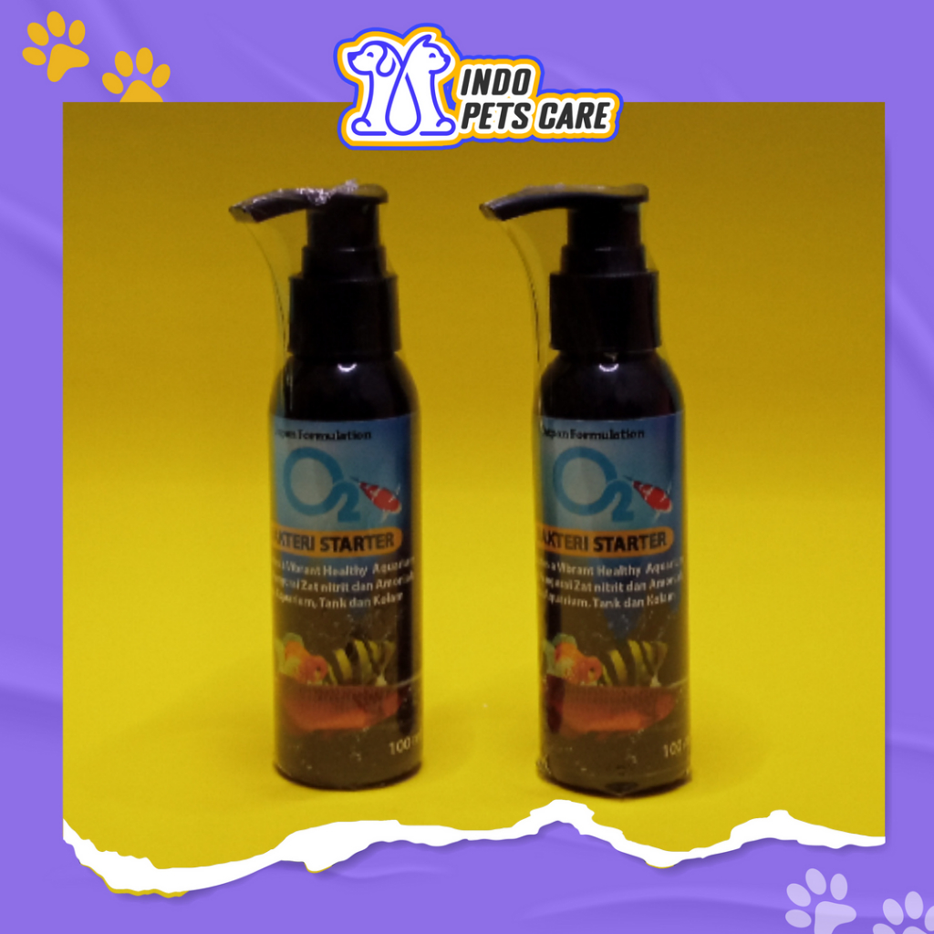 Jual BAKTERI STATER 100ML - PENGURAI ZAT NITRIT DAN AMONIA AKUARIUM DAN ...