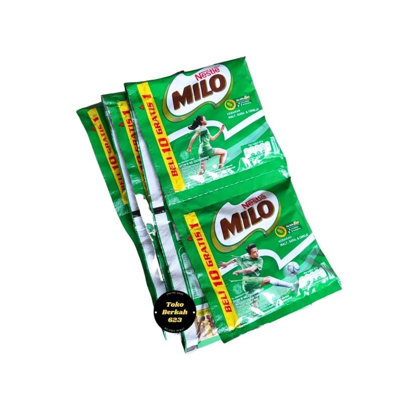 Jual MILO Activ Go Sachet 22gr 1 Renceng Isi 10 Sachet | Shopee Indonesia
