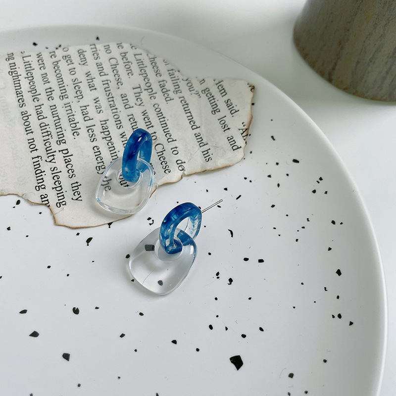 Jual Vanya - earrings anting korea Tindik Plastik Akrilik Simple ...