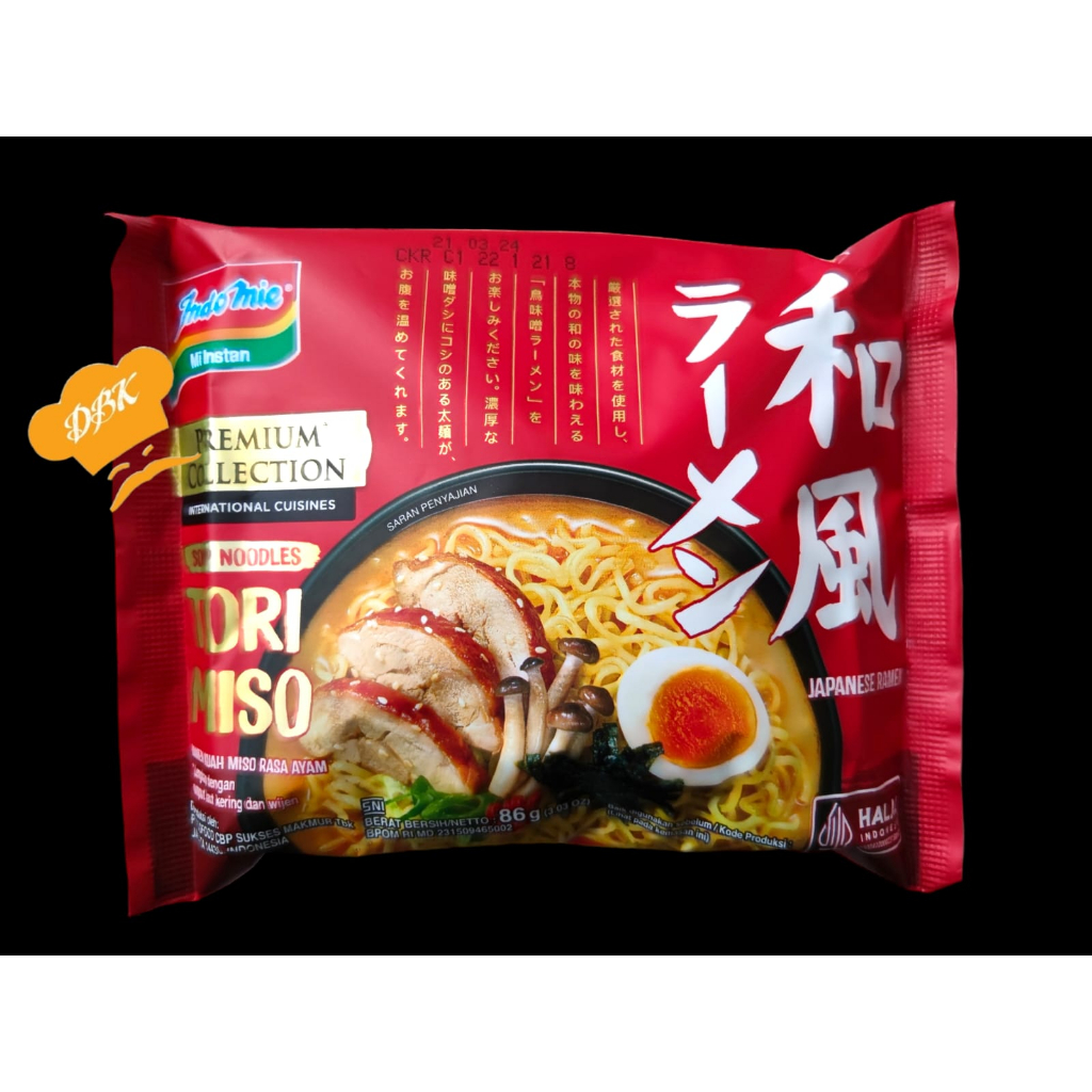 Jual Indomie Instant Premium Japanese Tori Miso Ramen 86G Mie Jepang ...