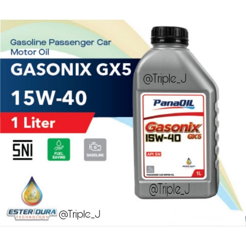Jual PanaOil Gasonix GX5 15W-40 1Liter | Shopee Indonesia